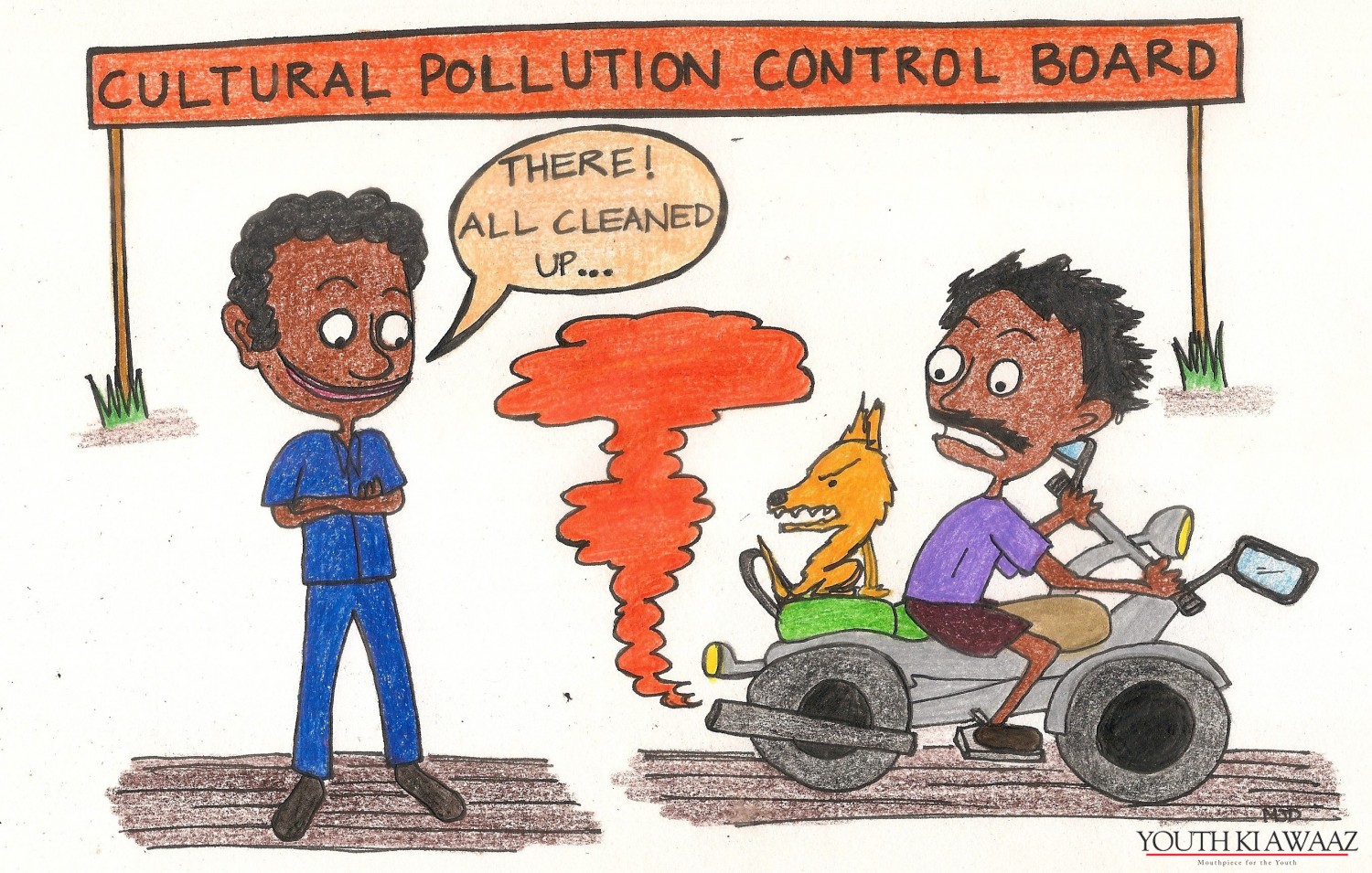 The New Swachh Bharat Mission? Illustration By Maitri Dore | Youth Ki Awaaz