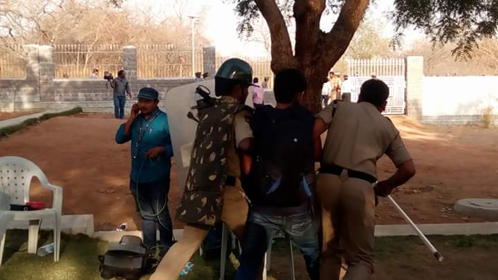 How Student Protests At Hyderabad Uni. Are Being Brutally Suppressed ...