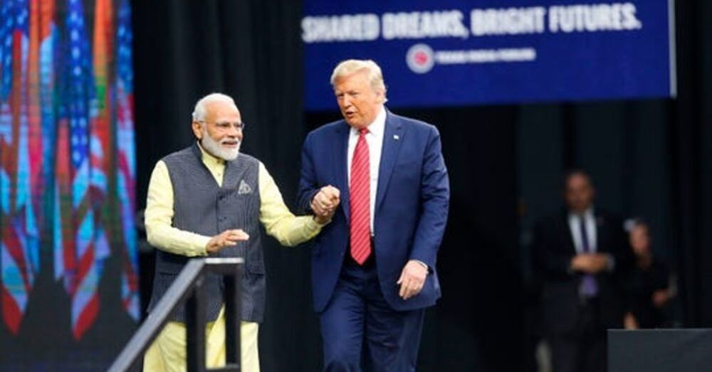 Modi Shares Stage with Trump At Mega Rally In Texas