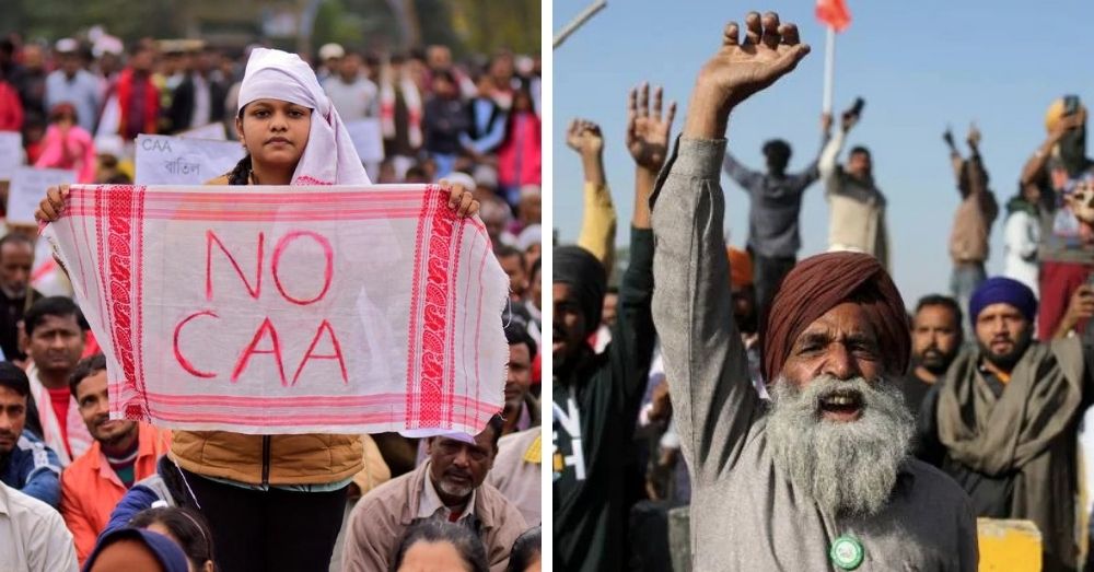 What Do The Anti-CAA-NRC And Farmers Protests Highlight About The ...