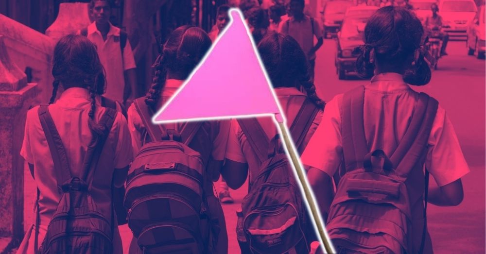 Pink Flag Movement In West Bengal’s Schools